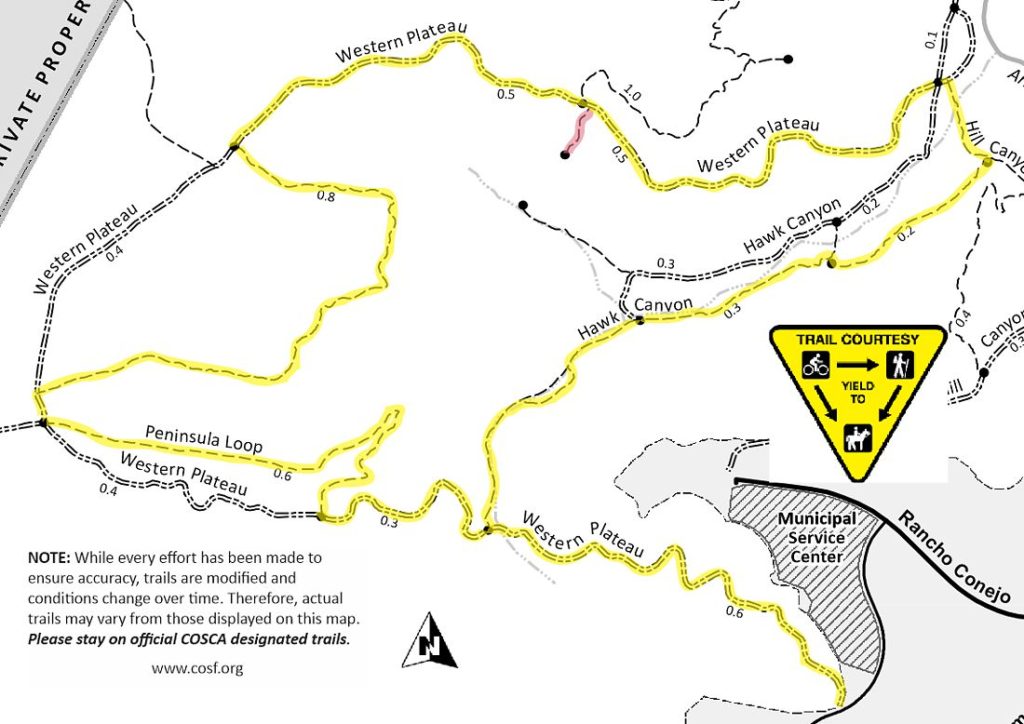 Conejo Canyons Moderate Hike – Western Plateau Loop from Conejo Center ...