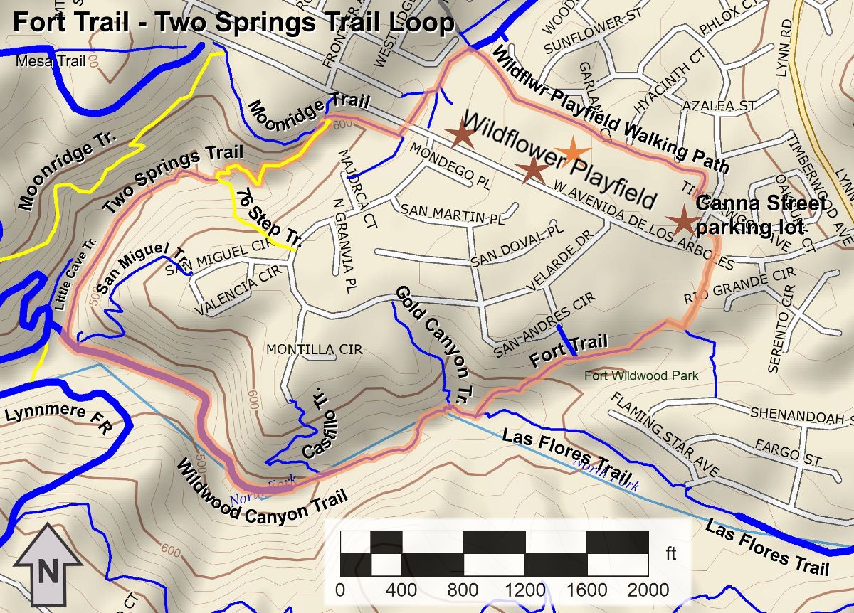 It’s New Map Monday: Fort Trail – Two Springs Trail Loop from ...