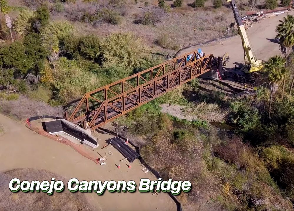 New Conejo Canyons Vehicle Bridge to Open Soon: Videos of the ...