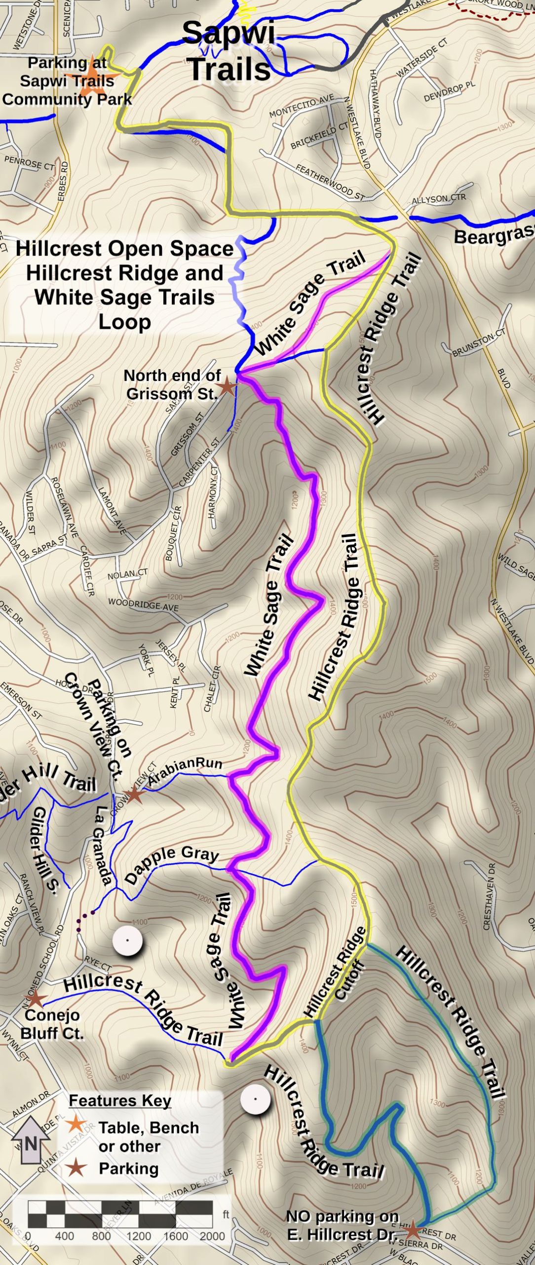 It’s New Map Monday: White Sage & Hillcrest Ridge Loop in the Hillcrest ...