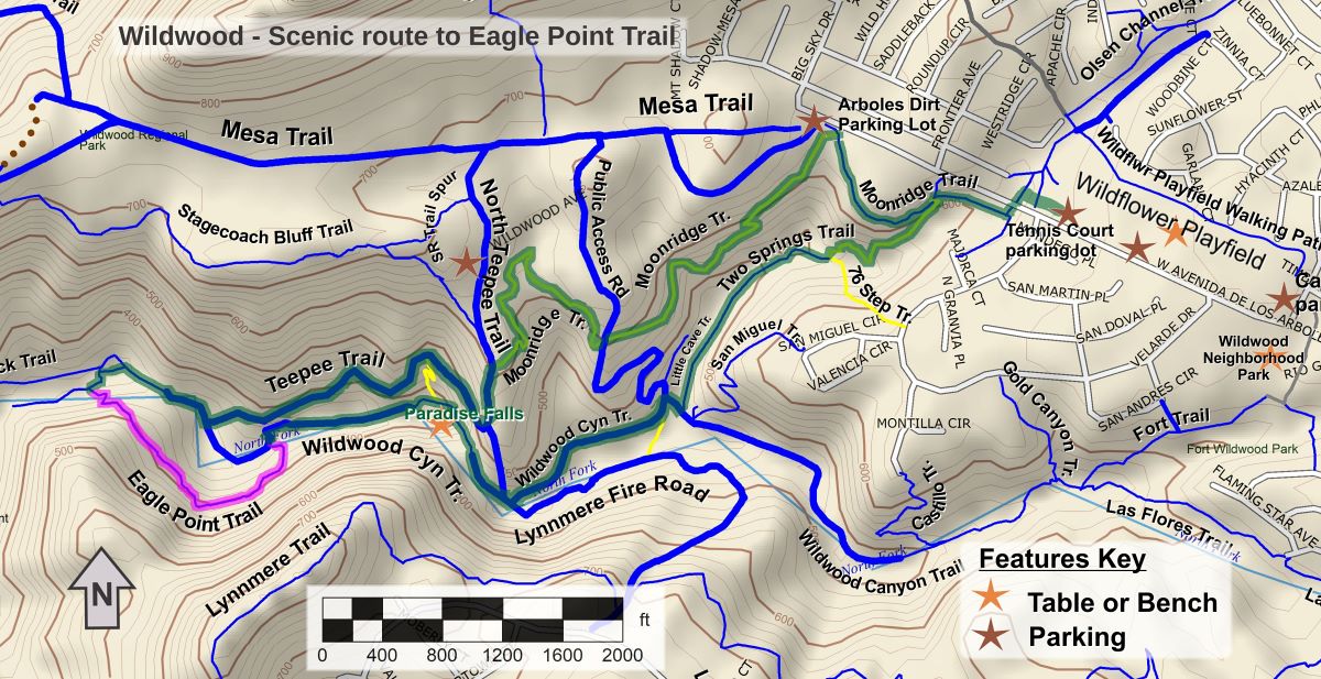 It’s New Map Monday: Scenic Loop to Eagle Point Trail in Wildwood Park ...